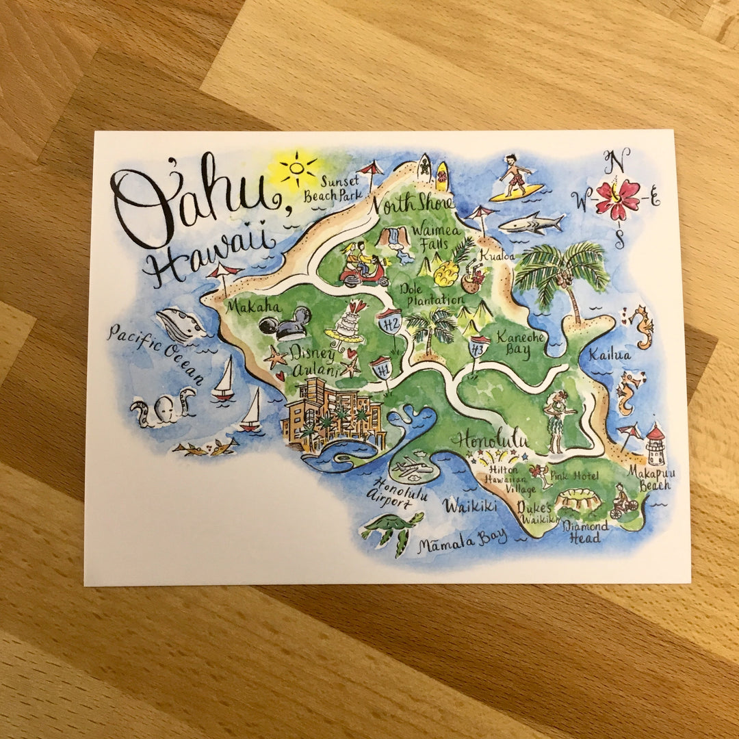 Oahu Postcard/Save the Date Cards – Gooseberry Designs